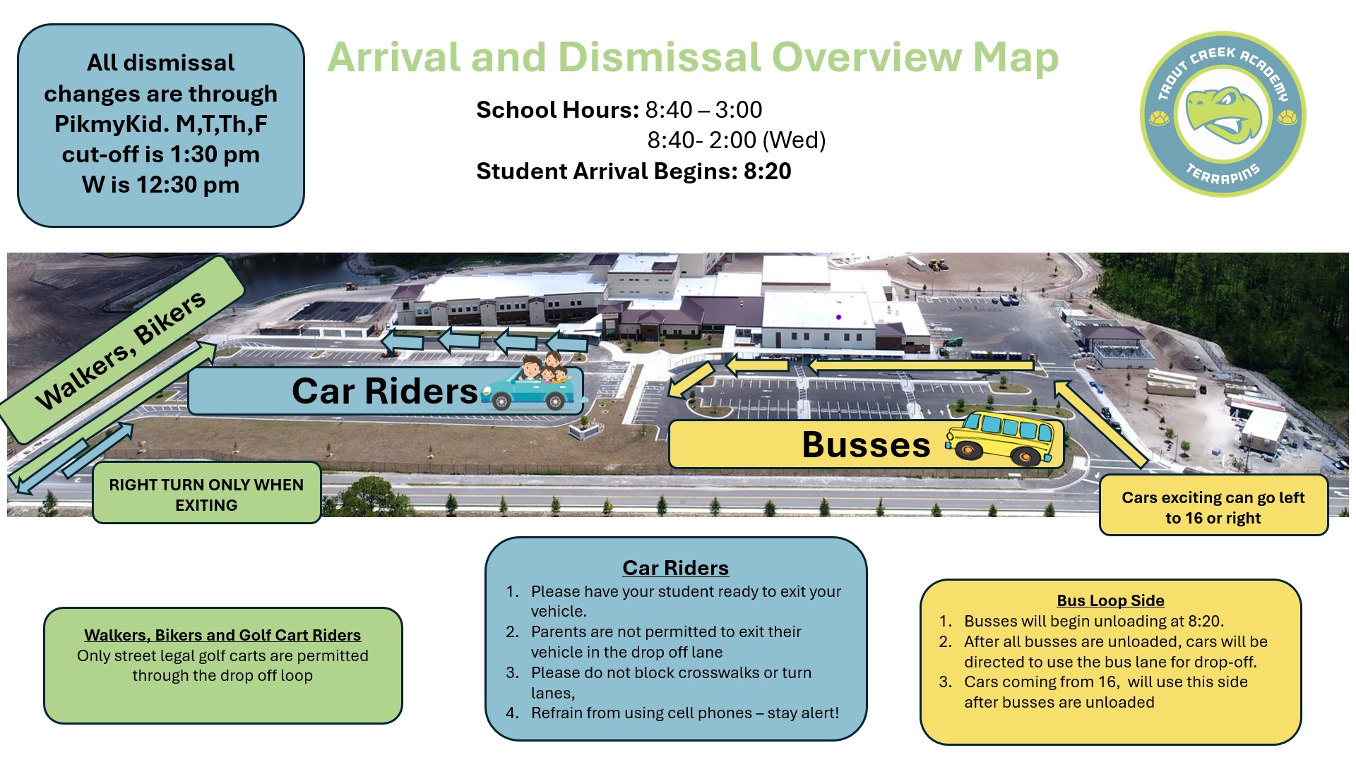 Student Arrival and Dismissal – Trout Creek Academy